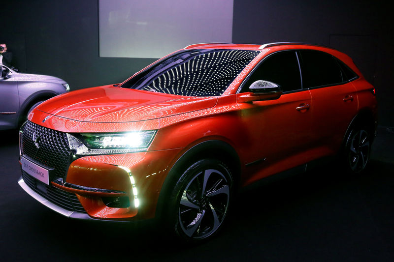 PSA unveils new DS7 Crossback sport utility vehicle By Reuters