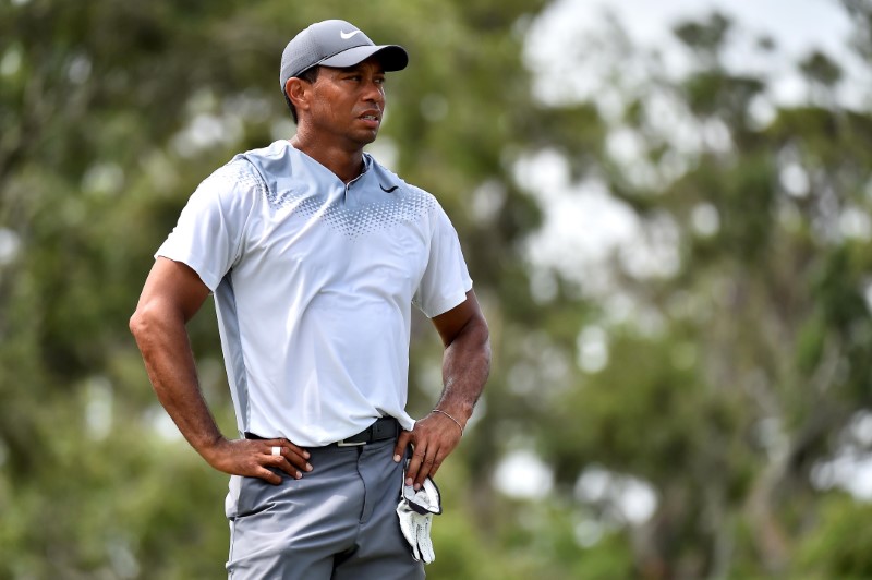 Tiger torches front nine, shoots 65 in third round By Reuters