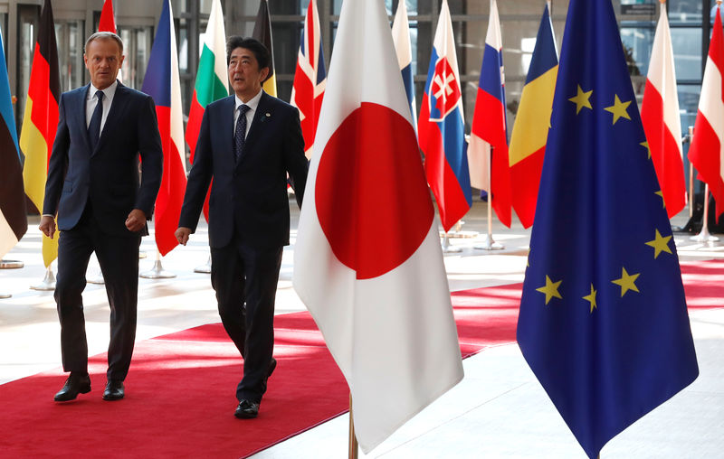 EU-Japan trade deal clears hurdle on way to 2019 start By Reuters